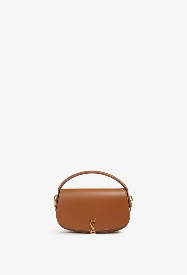 Saint Laurent Voltaire Tassels Bag - Brown