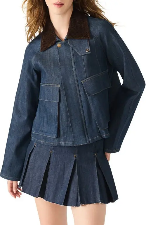 Steve Madden Justina Denim Trucker Jacket