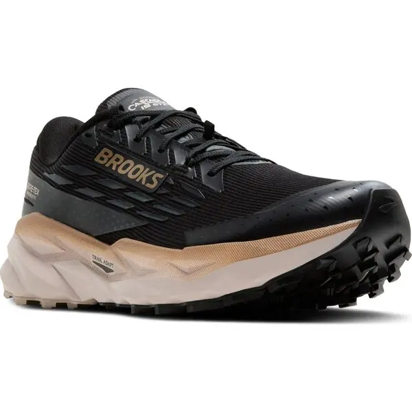 Brooks Cascadia 19 Gtx Waterproof Trail Running Shoe - Black/ebony/chateau Gray