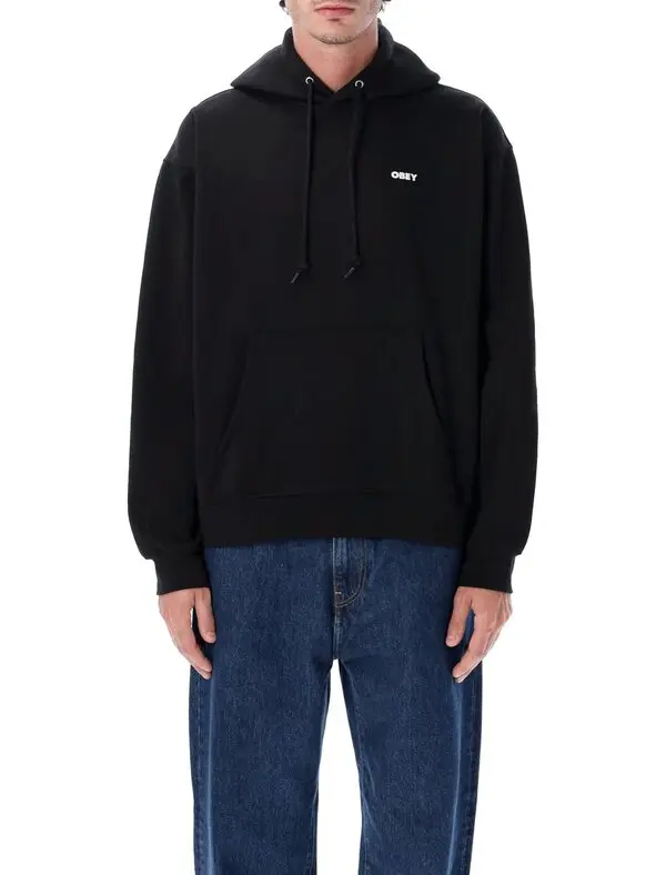 Obey World In Flames Premium Hoodie - Black