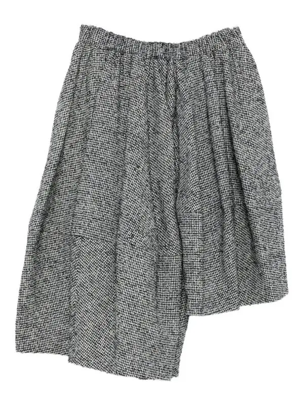 Comme Des Garçons Knee-length Tiered Skirt - Black