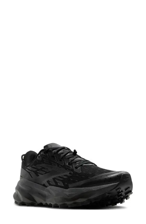Brooks Cascadia 19 Trail Running Shoe - Black/black/ebony