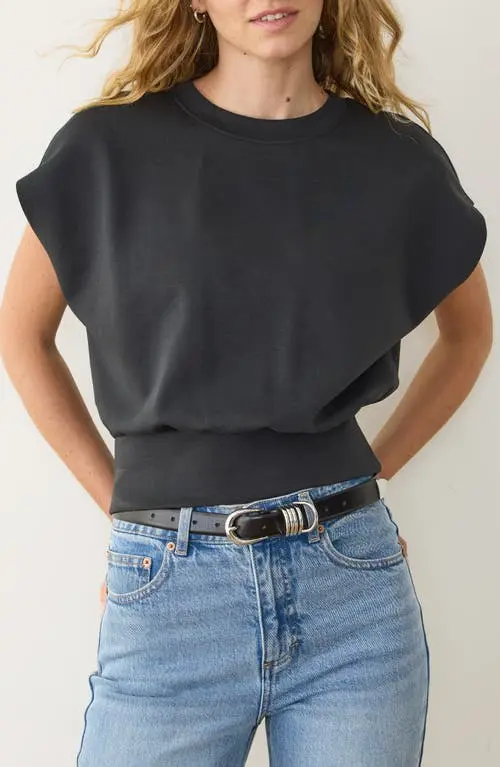 Marine Layer Nova Organic Cotton Blend Bubble Top