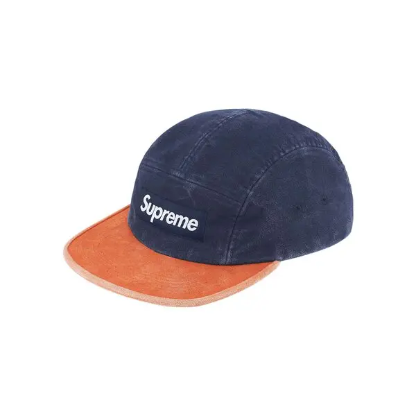 Supreme Moleskin Camp Cap - Blue