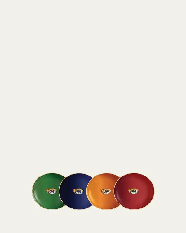 L'Objet X Lito Plates, Set Of 4 - Multi