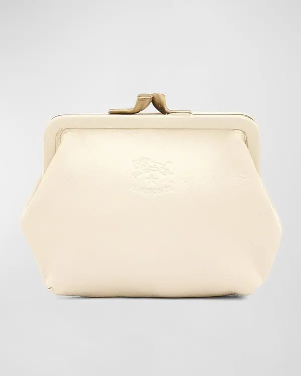 Il Bisonte Classic Leather Coin Case