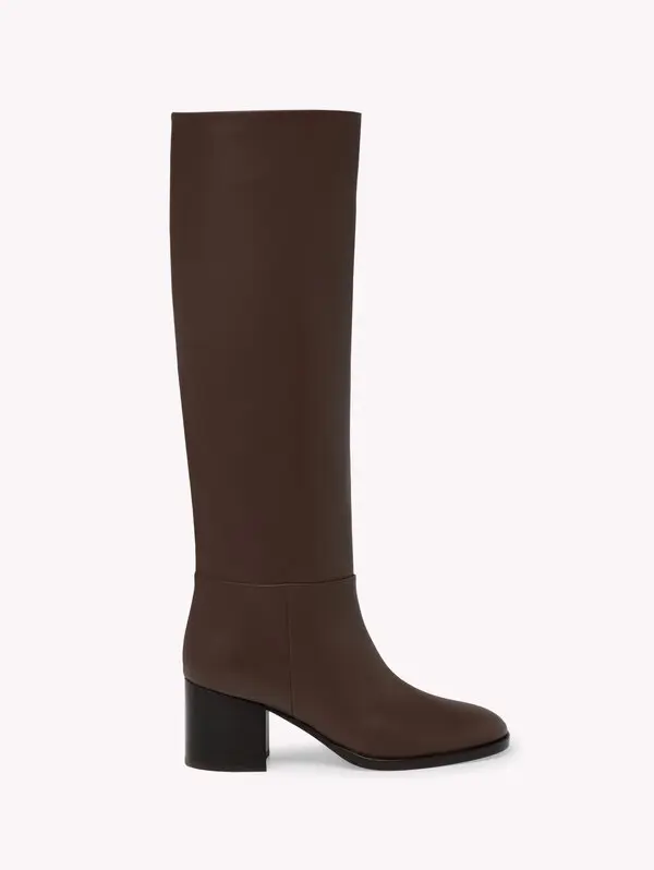 GIANVITO ROSSI Santiago 60 Boots - Brown - Calf