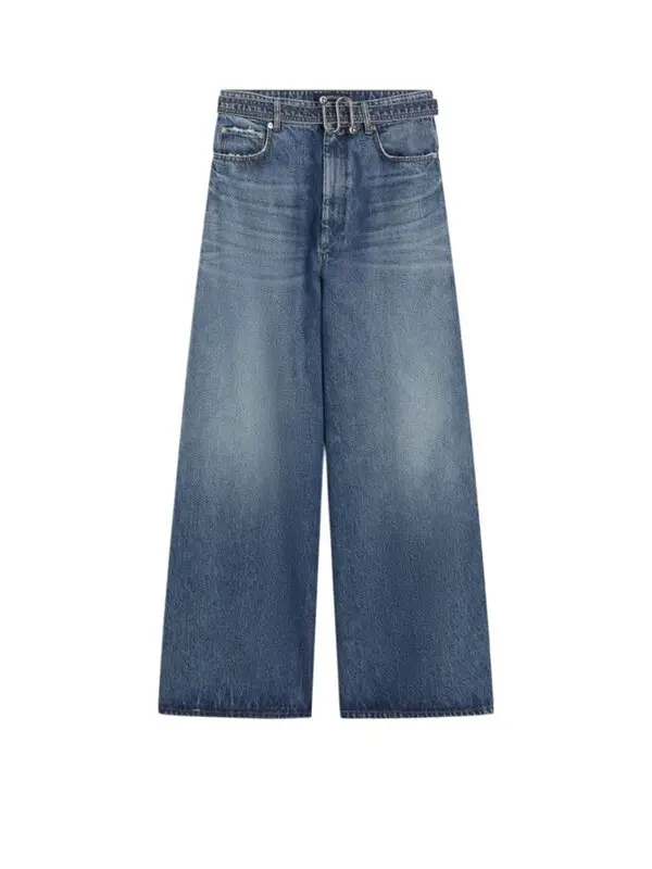 Sportmax Oversized Jeans With Belt