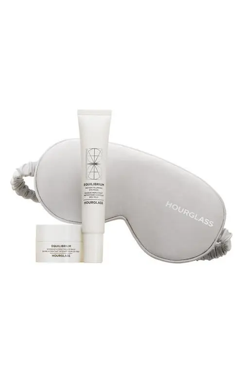 HOURGLASS Equilibrium Skincare Eye Essentials Duo With Satin Sleep Mask $150 Value