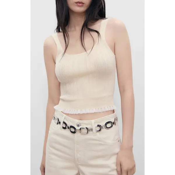 Mango Fine Gauge Knit Tank