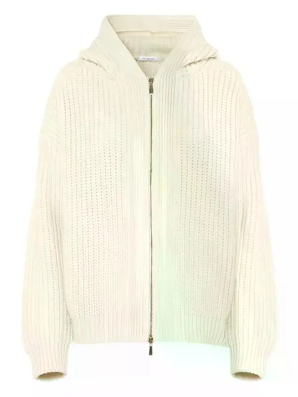 Malo Hooded Zip-up Cardigan