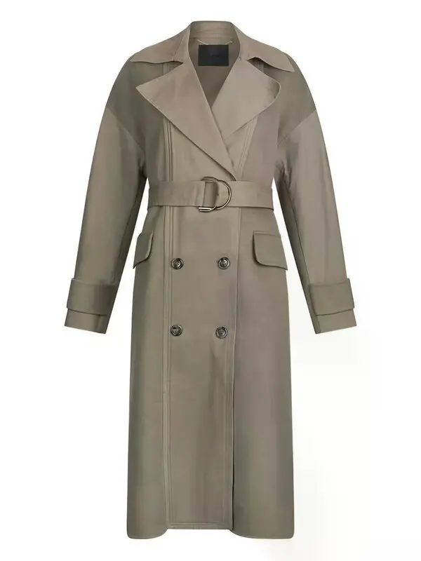 Liu Jo Double-breasted Belted Trench Coat
