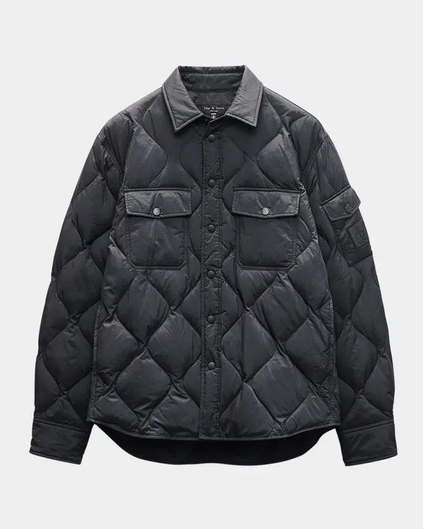 Rag & Bone Dane Quilted Shirt Jacket