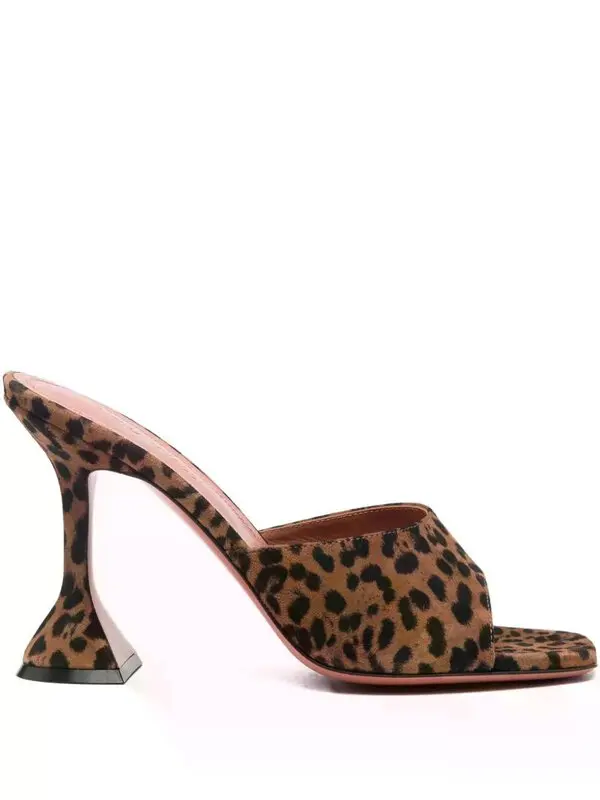 Amina Muaddi 95mm Lupita Sandals