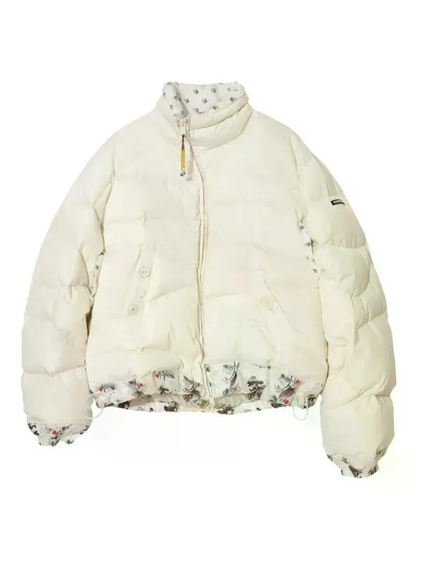 UNDERCOVERISM Floral-trim Puffer Jacket