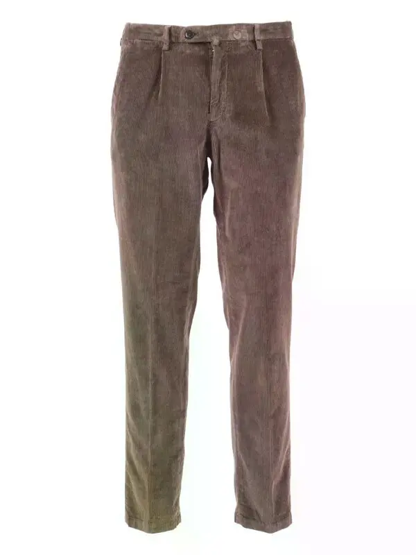 BRIGLIA 1949 Pleated Corduroy Trousers