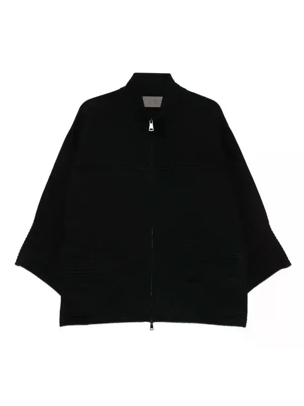 D.exterior Zip-up Coat