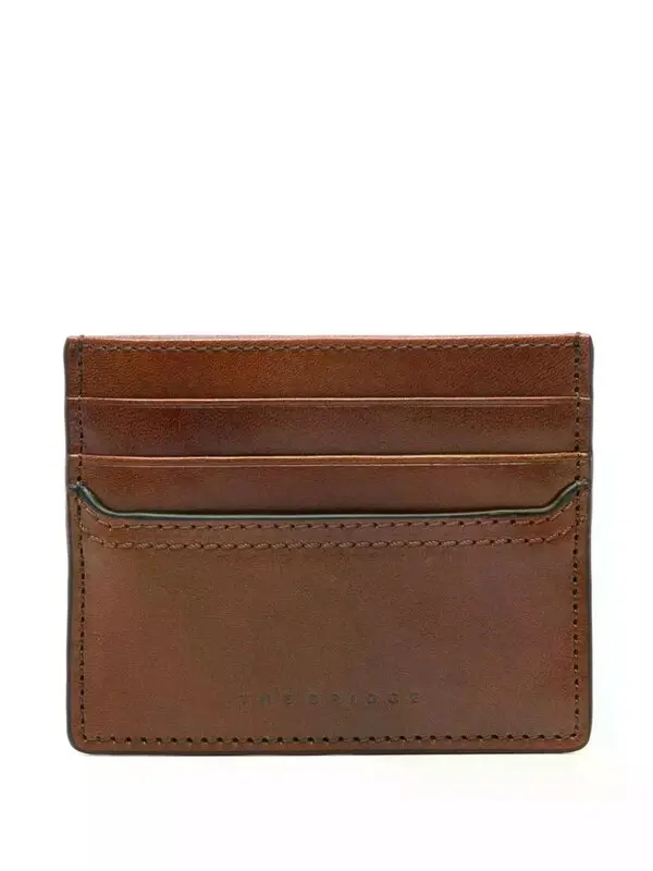 THE BRIDGE Leather Cardholder - Brown