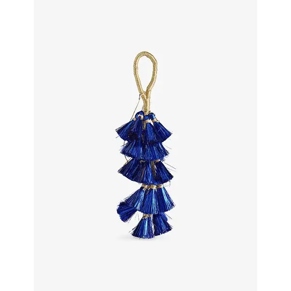 SELFRIDGES EDIT Mini Multi Tassels Foil Christmas Decoration
