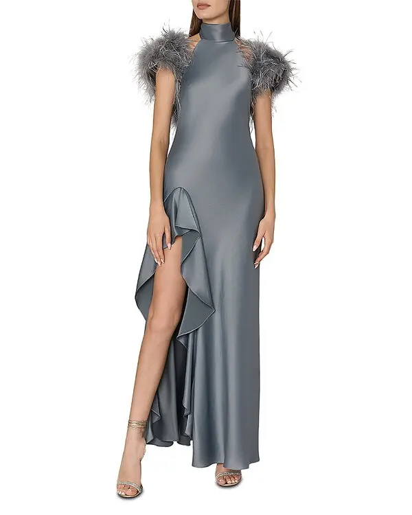 MILLY Feather Bolero