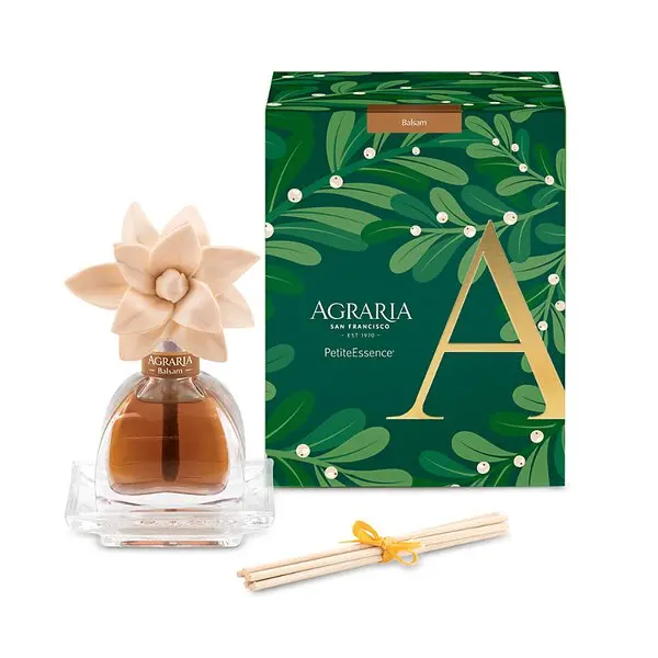 AGRARIA Balsam Holiday Flower Diffuser 1.7 Oz