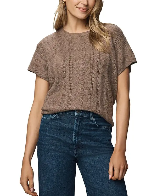 Splendid Raelynn Short Sleeve Sweater - Cedar Bown