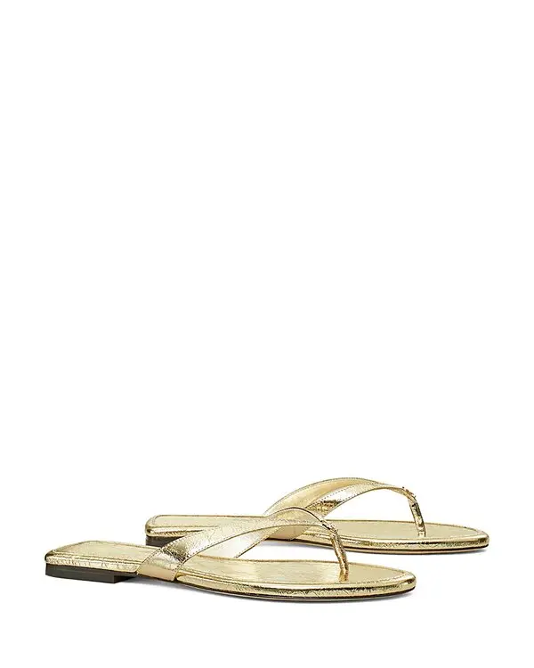 Tory Burch Capri Leather Flip Flop Sandals