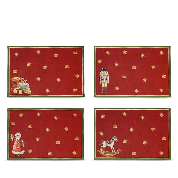 VILLEROY & BOCH Toy's Delight Anniversary Placemat, Set Of 4