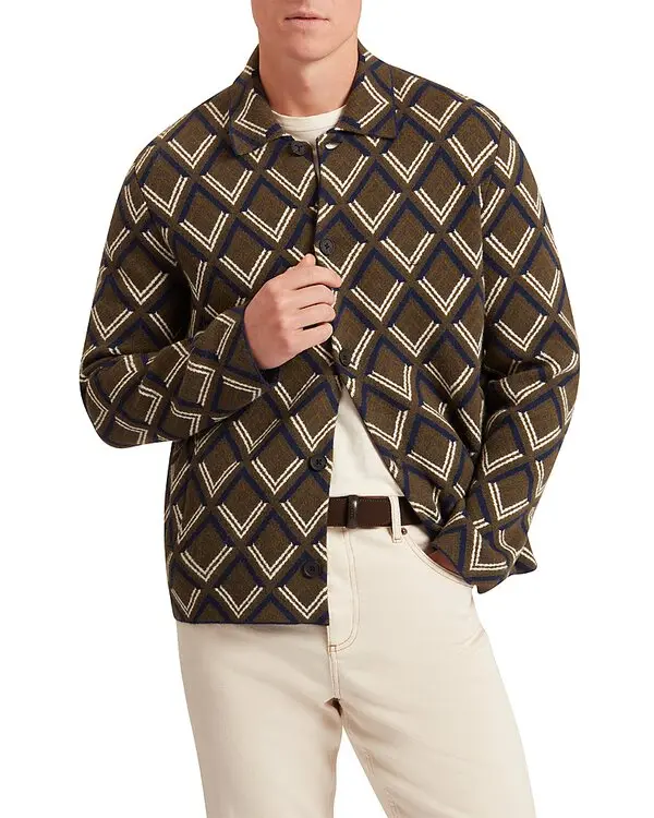 Ted Baker London Jacquard Knitted Jacket