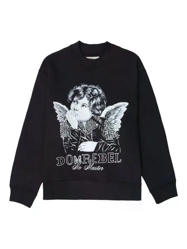 DOMREBEL Cherub-print Sweatshirt