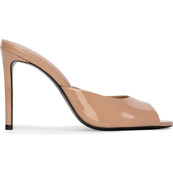 BLACK SUEDE STUDIO Alessia Patent Mule - Old Rose Patent