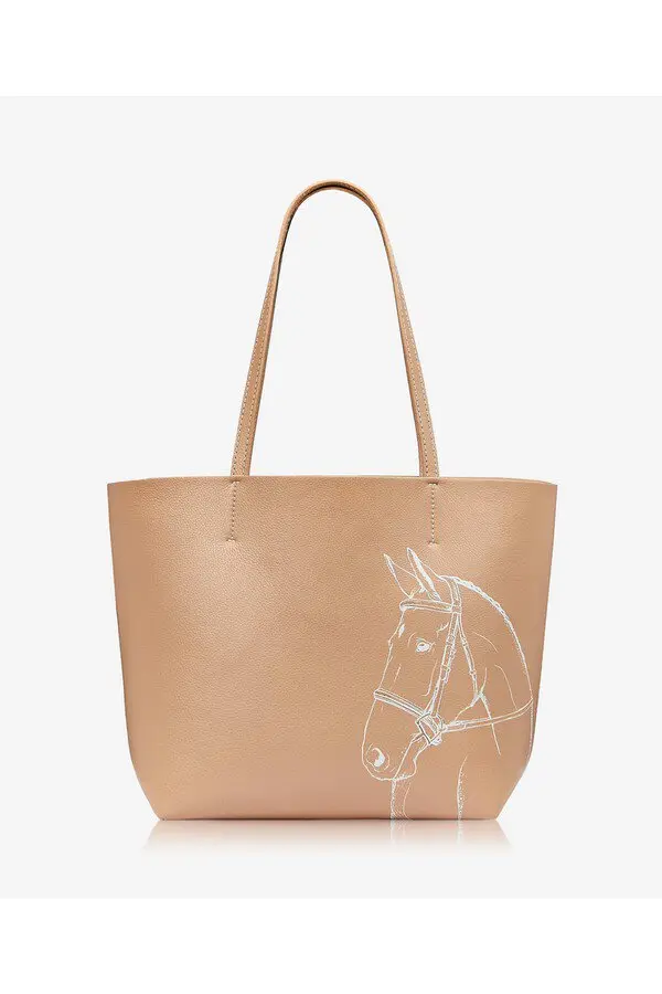 Gigi New York Hunter Horse Tote With Wristlet