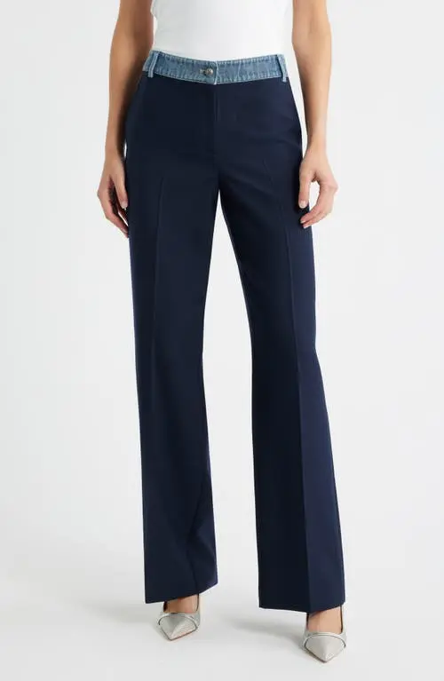 Kobi Halperin Jillian Contrast Denim Trousers