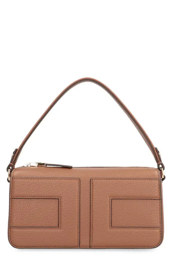 Elisabetta Franchi Handbag In Eco-leather - Brown