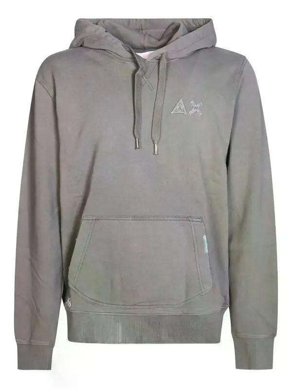 SUN 68 Logo-embroidered Hoodie