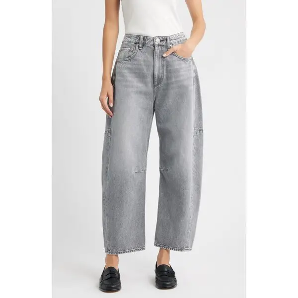 Rag & Bone Charlie High-waist Ankle Barrel Jeans