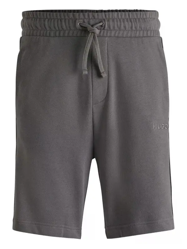 Hugo Boss Logo-embroidered Shorts