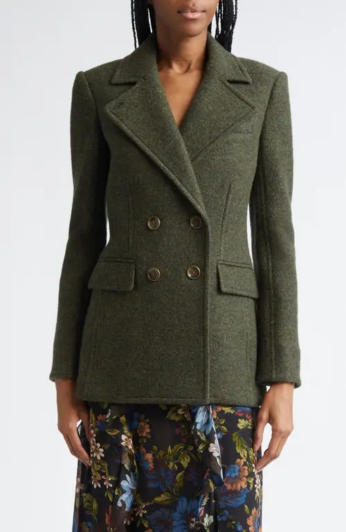Veronica Beard Duran Virgin Wool Coat