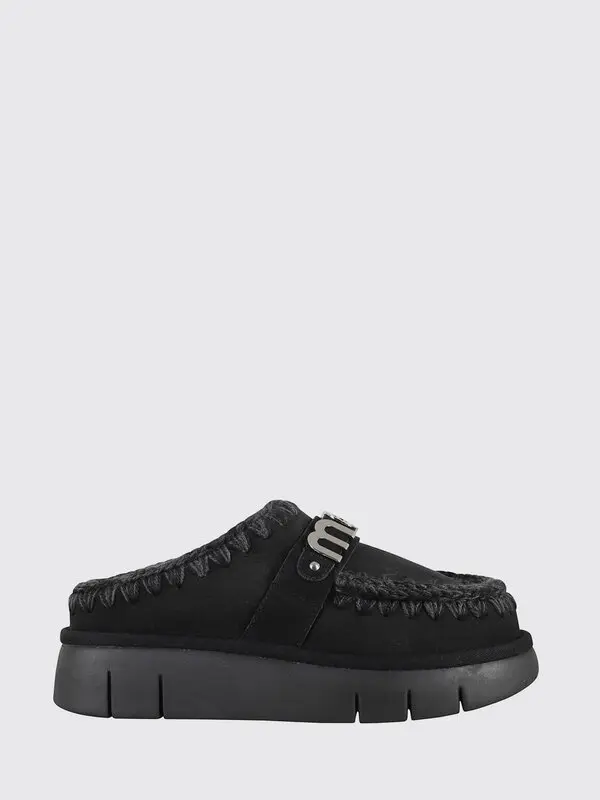 Mou Flat Shoes - Black