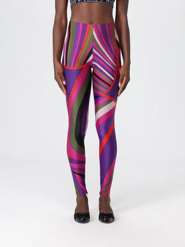 Emilio Pucci Printed Pants - Violet