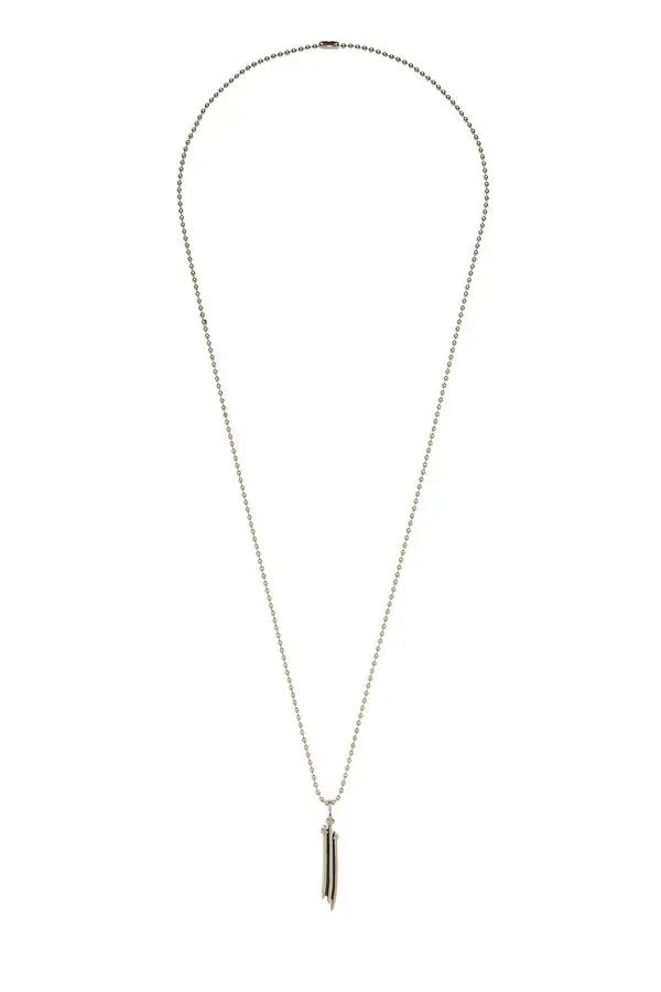 Chrome Hearts Sterling Cross Pendant Necklace - Silver