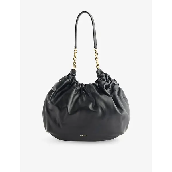 DEMELLIER Midi Miami Leather Shoulder Bag