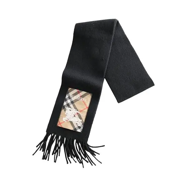 Burberry Solid Label Scarf /sand