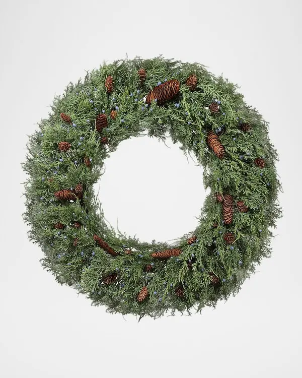 WINWARD HOME Blue Point Juniper 30" Wreath