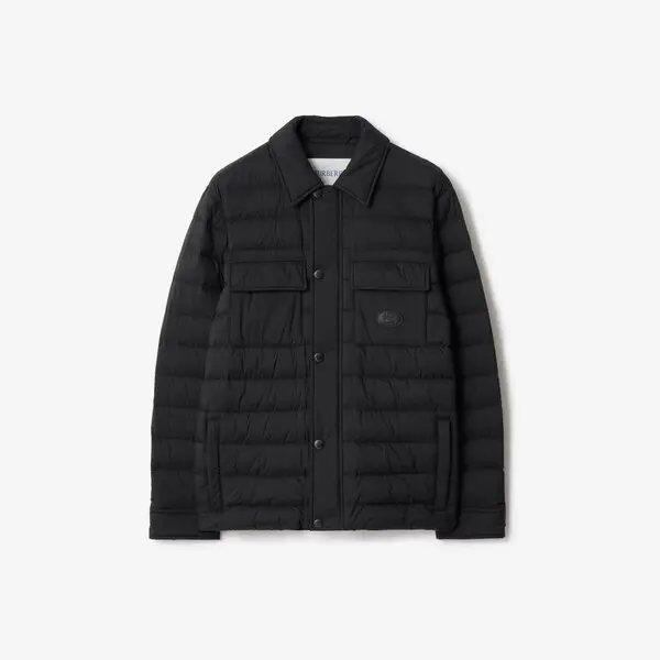 Burberry Nylon Padded Overshirt - Black