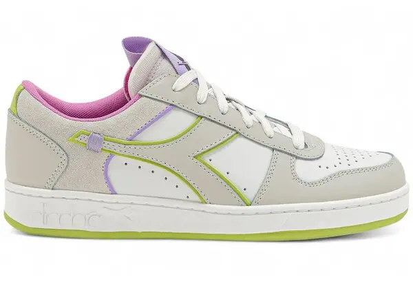 DIADORA Magic Basket Low Label - White/daiquiri Green