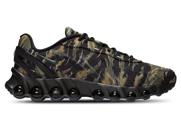 Nike Air Max Dn8 Premium Tiger Camo Sneakers - Medium Olive/flat Gold/black