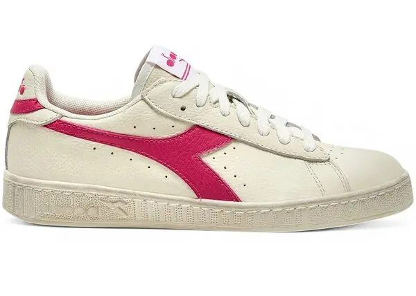DIADORA Game L Low Waxedin Sneakers - White/raspberry Sorbet