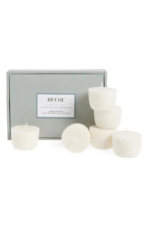 BLUEME 6-piece Travel Votive Wax Refill Set - Nostalgia