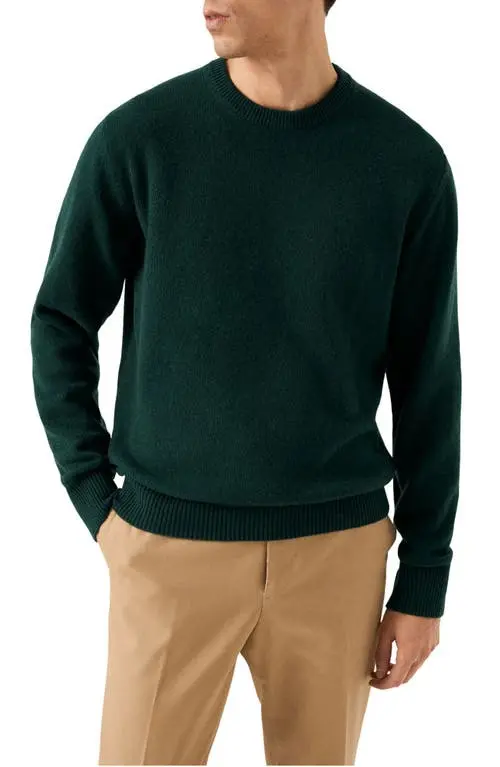 Eton Crewneck Cashmere Sweater - Dark Green